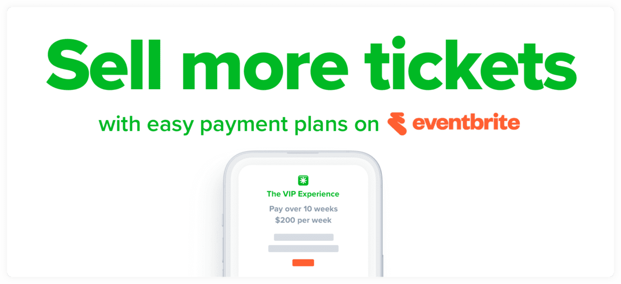 Offer Eventbrite customers payment plans, installments easily